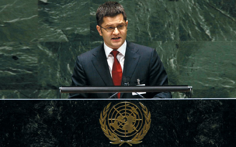 Government "to back Jeremic's bid for top UN job" - Serbia.com